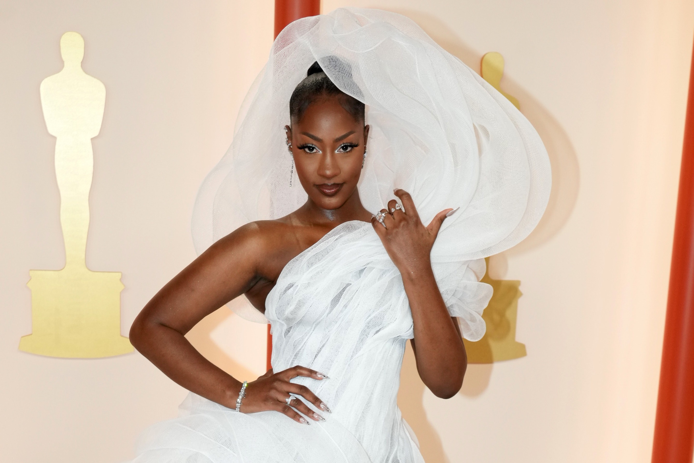 THE DRIP: Tems Respond on Viral Oscars Look - Baboon Forest Entertainment